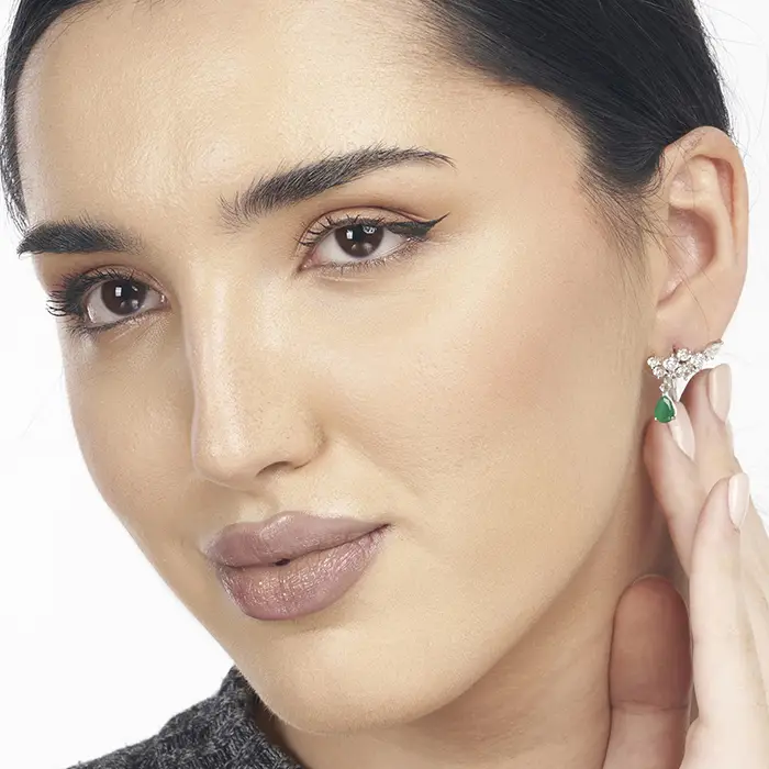 Timeless Dainty Green Cz Tops | Timeless Dainty Green Cz Tops · Eternz