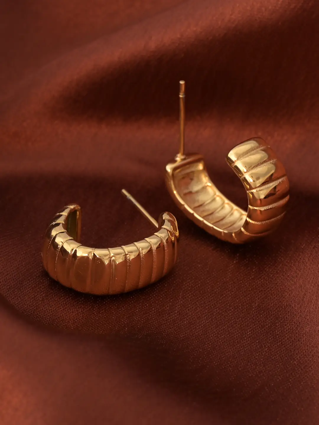 Ridged Half Hoops | Ridged Half Hoops · Eternz