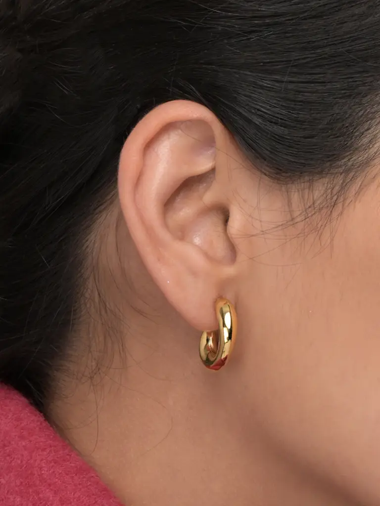 Cursive C Hoop Earrings | Cursive C Hoop Earrings · Eternz