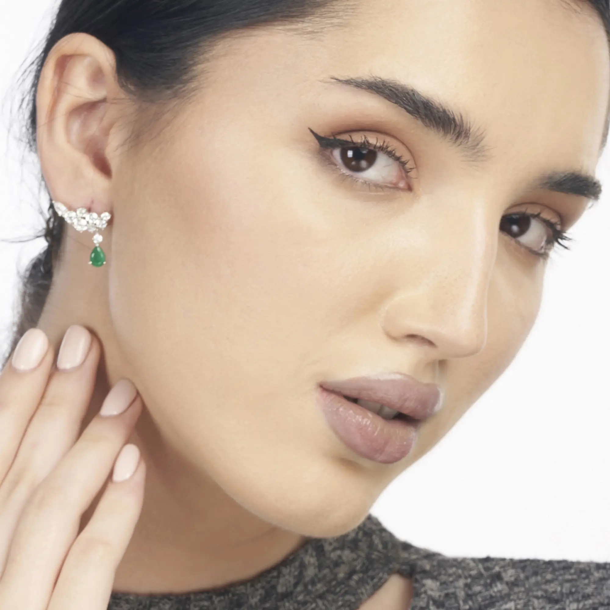 Timeless Dainty Green Cz Tops | Timeless Dainty Green Cz Tops · Eternz