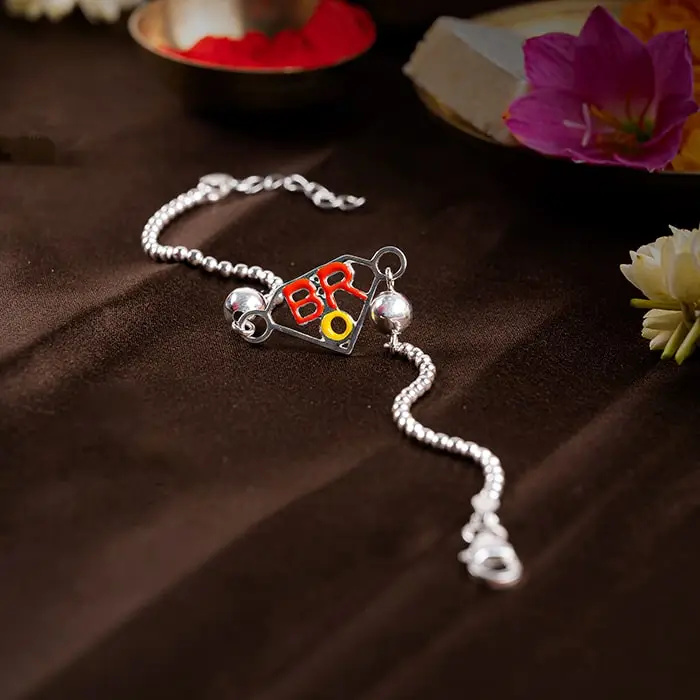 Orange Super Man "Bro" Rakhi | Orange Super Man "Bro" Rakhi · Eternz