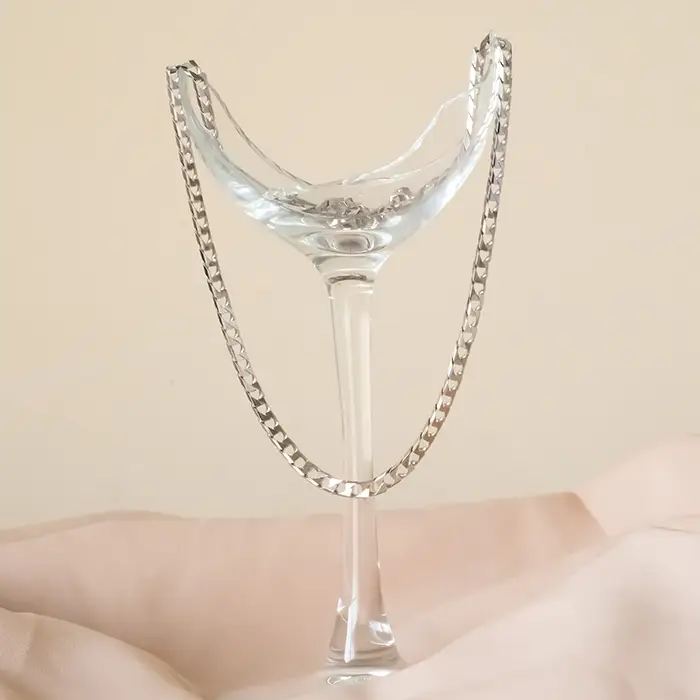 Sophisticated Versatile Silver Interlock Men's Chain | Sophisticated ...