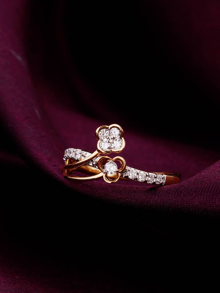 Giva 14K Yellow Gold Starting To Bloom Diamond Ring | Giva 14K Yellow Gold Starting To Bloom ...