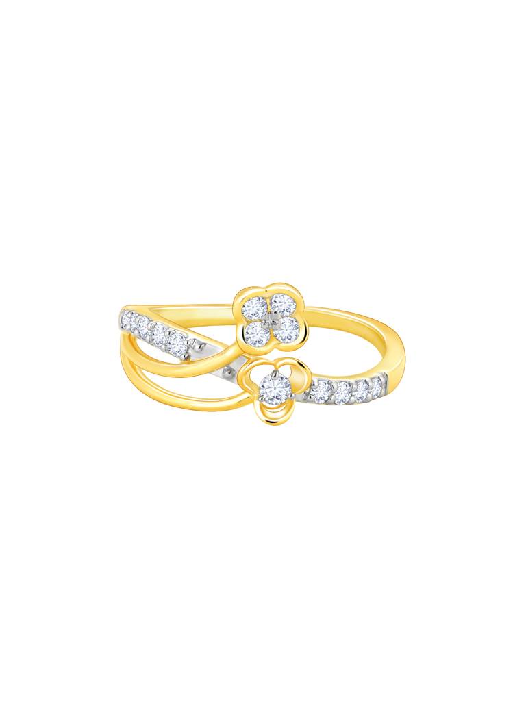 Giva 14K Yellow Gold Starting To Bloom Diamond Ring | Giva 14K Yellow Gold Starting To Bloom ...