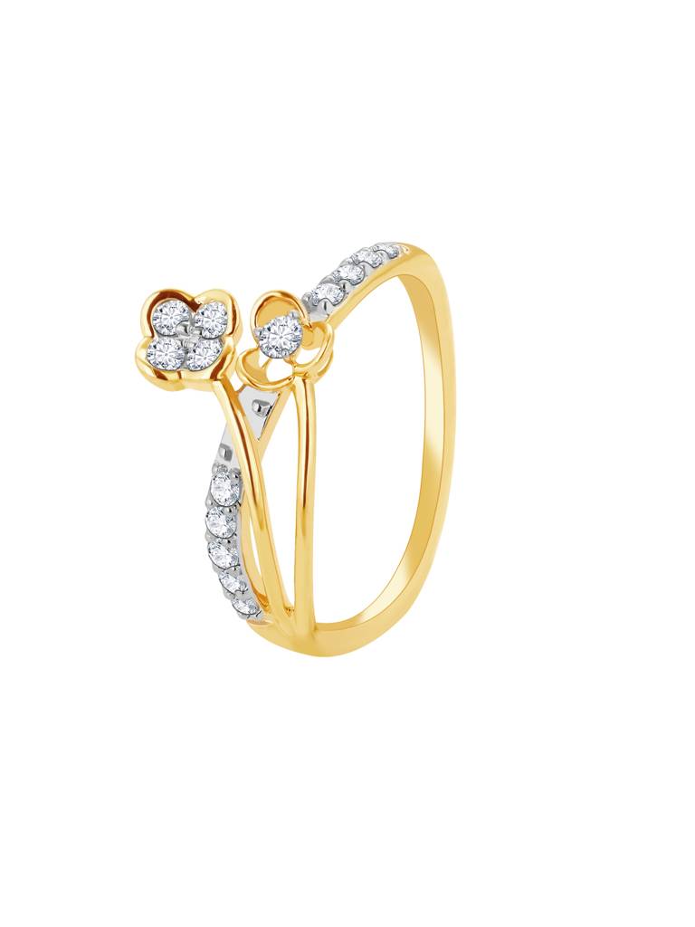 Giva 14K Yellow Gold Starting To Bloom Diamond Ring | Giva 14K Yellow Gold Starting To Bloom ...