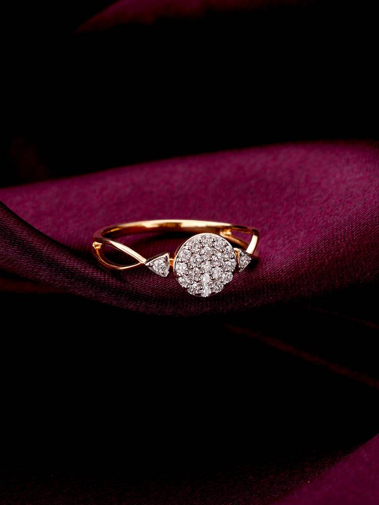 Giva 14K Yellow Gold Cherished Beauty Diamond Ring | Giva 14K Yellow ...