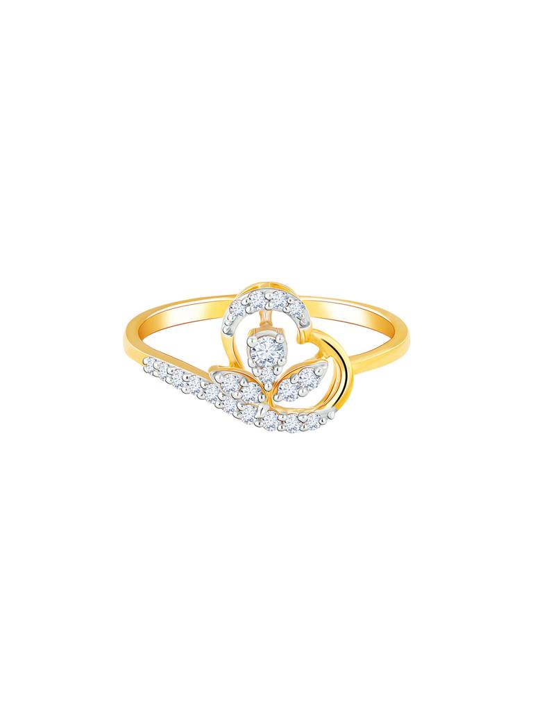 Giva 14K Yellow Gold Eternal Bloom Diamond Ring | Giva 14K Yellow Gold Eternal Bloom Diamond ...