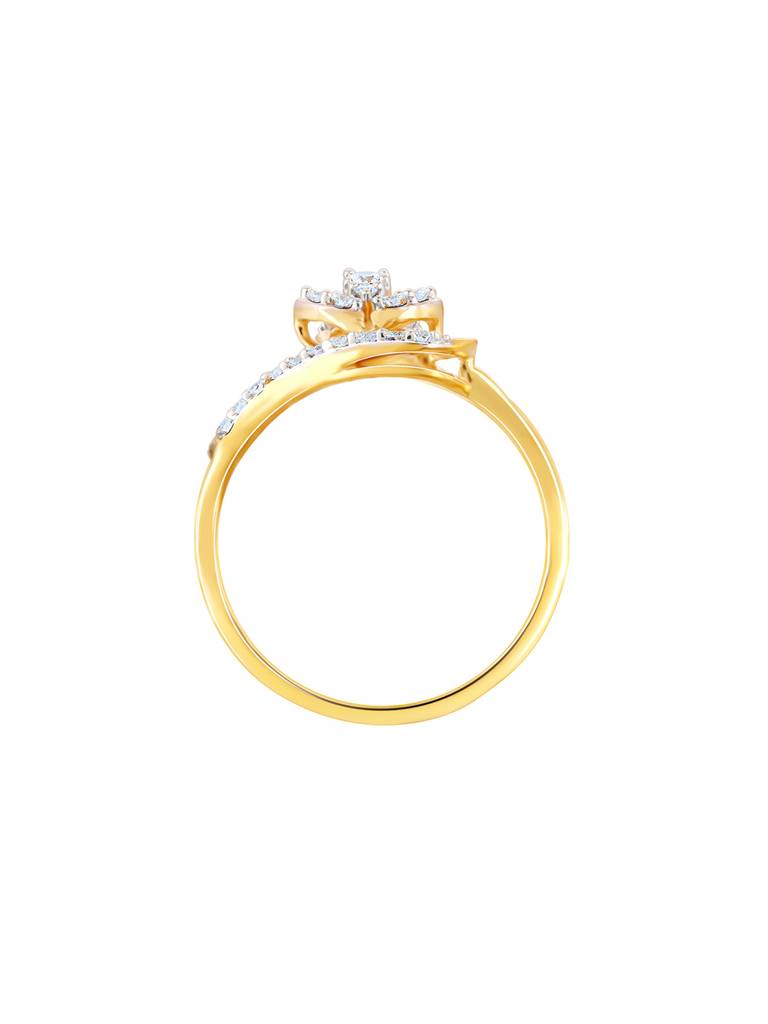Giva 14K Yellow Gold Eternal Bloom Diamond Ring | Giva 14K Yellow Gold Eternal Bloom Diamond ...