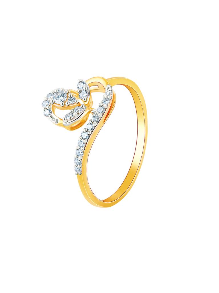 Giva 14K Yellow Gold Eternal Bloom Diamond Ring | Giva 14K Yellow Gold Eternal Bloom Diamond ...