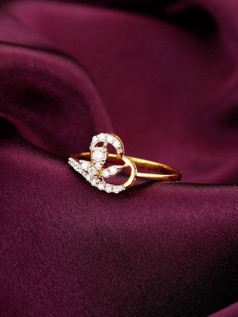 Giva 14K Yellow Gold Eternal Bloom Diamond Ring | Giva 14K Yellow Gold Eternal Bloom Diamond ...