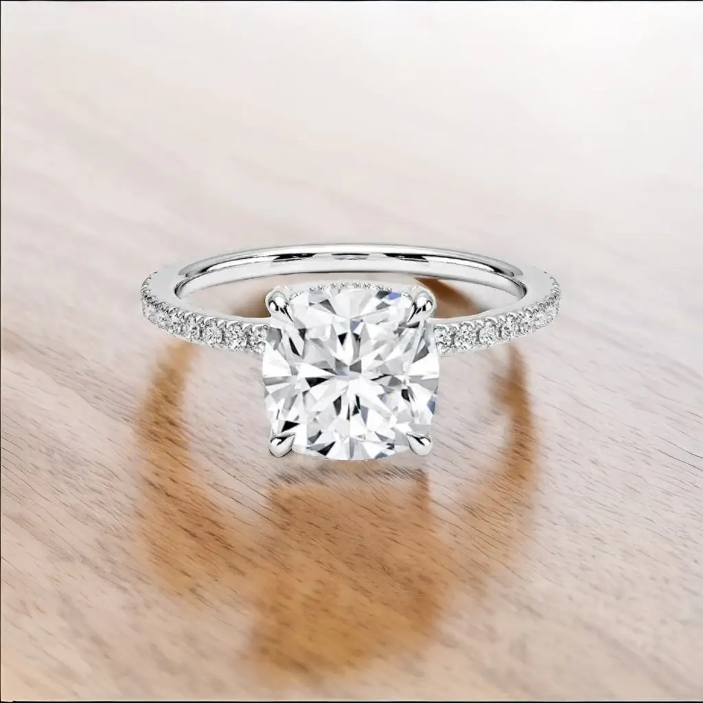 Helix 1.18Ct Moissanite Engagement Ring | Buy Helix Moissanite ...