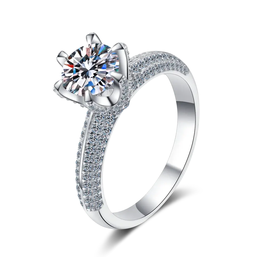 1 Ct Celestial Crown Moissanite Ring | Rings · Eternz