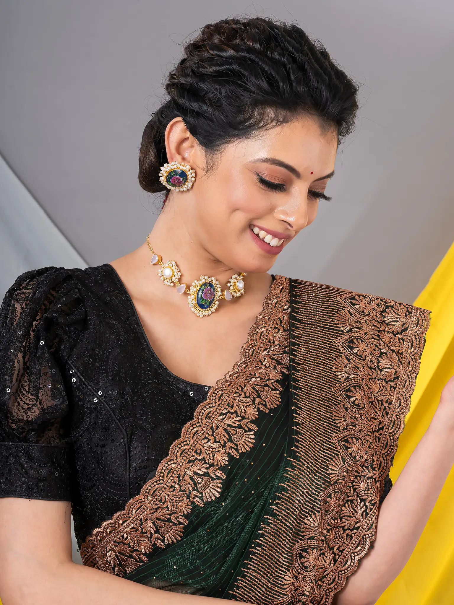 Designer Rose Necklace Set | Designer Rose Necklace Set · Eternz