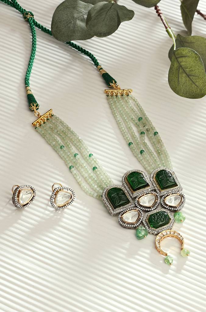 Classic Green Necklace Set | Classic Green Necklace Set · Eternz