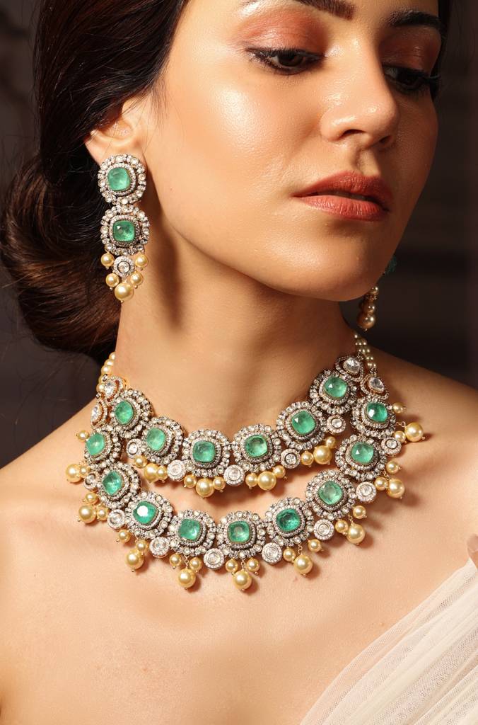 Jade Cascade Necklace Set | Jade Cascade Necklace Set · Eternz