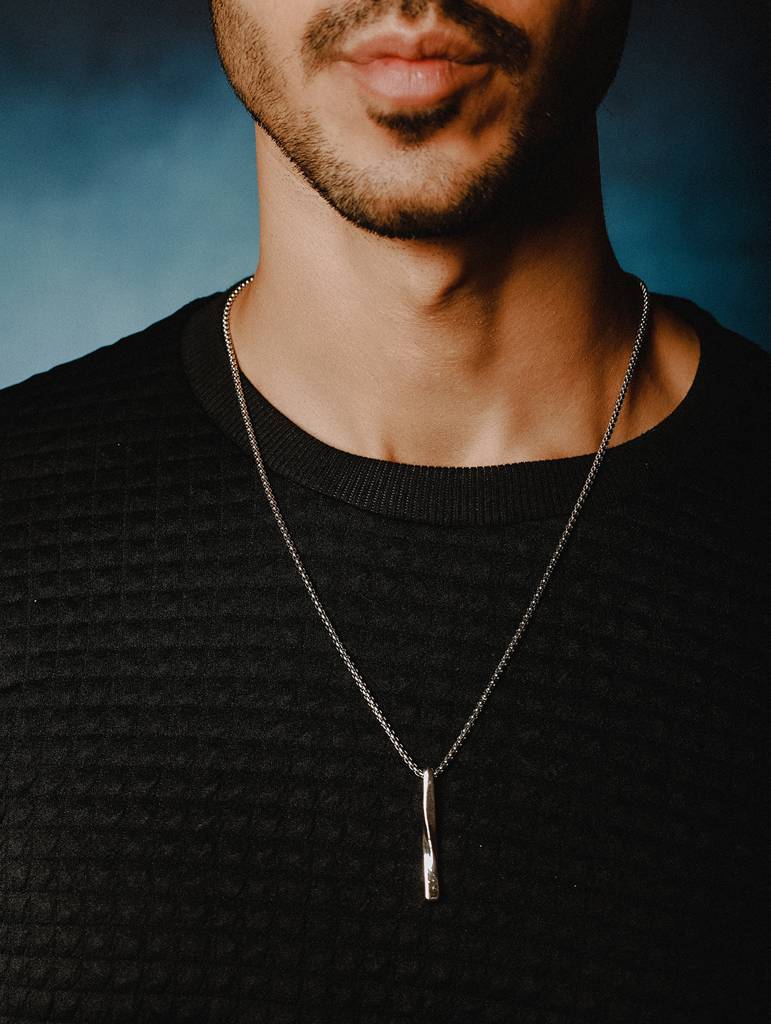 Silver-Toned Silver-Plated Necklace | Silver-Toned Silver-Plated ...