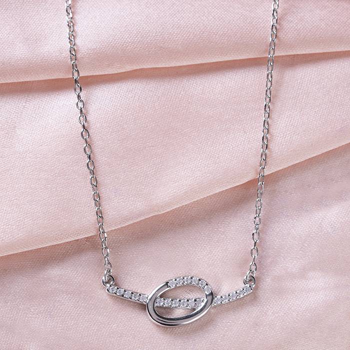 Silver Bar Cz Chain Locket | Silver Bar Cz Chain Locket · Eternz