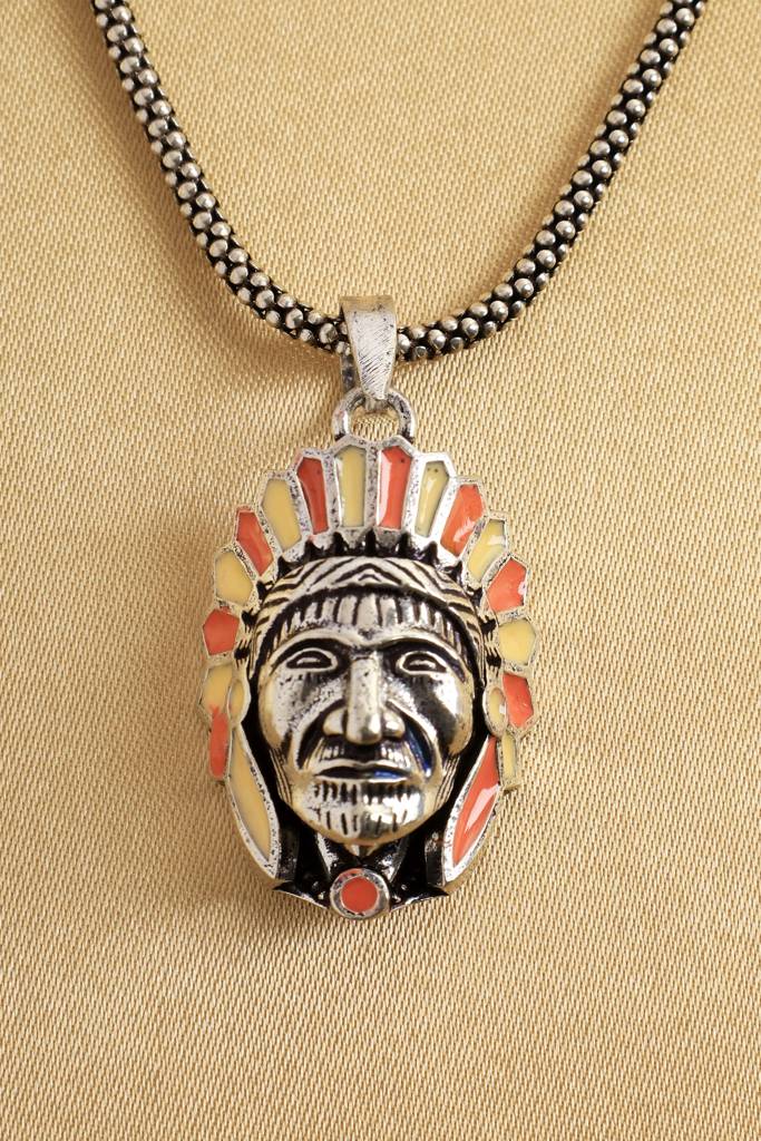 Red Peach 3D Anglo Indian Pendant Chain | Red Peach 3D Anglo Indian ...