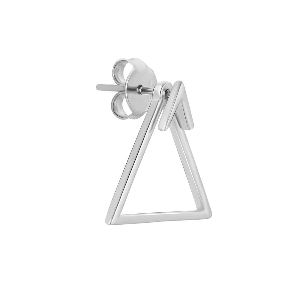 925 Silver Prism Stud For Men | 925 Silver Prism Stud For Men · Eternz