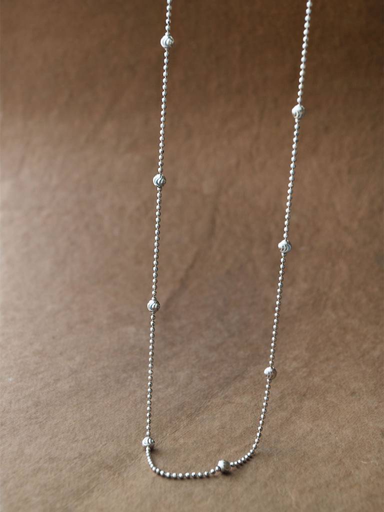 Mannash Cutting Edge Tiny Balls Sterling Silver Chain | Mannash Cutting ...