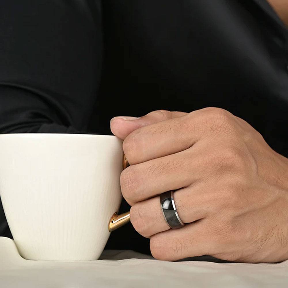 Men Black Finger Ring | Men Black Finger Ring · Eternz