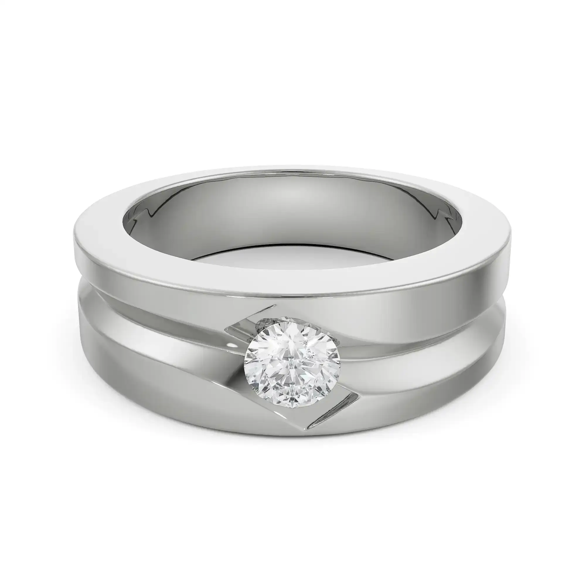 Noel Solitaire Ring For Men | Noel Solitaire Ring For Men · Eternz