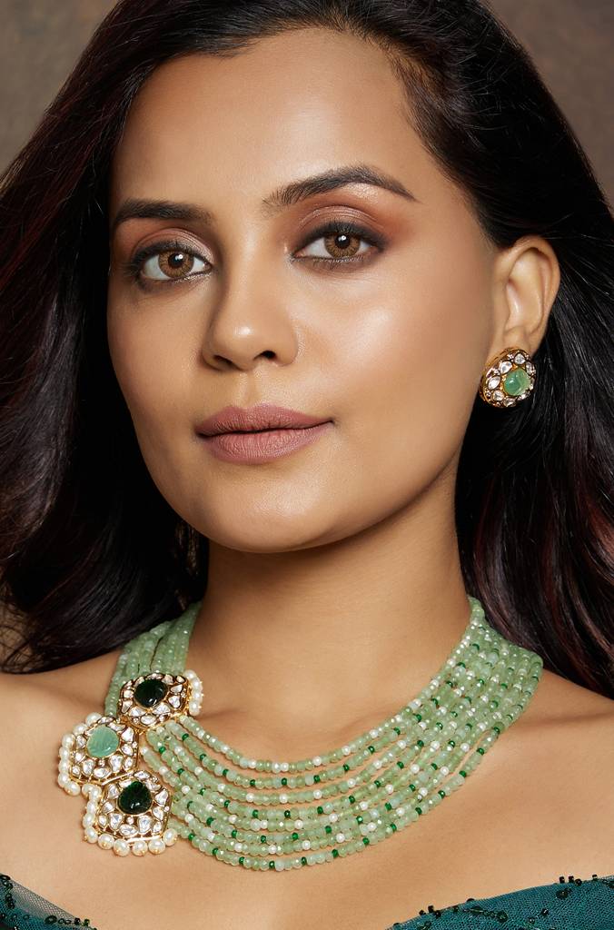 Multi Colour Layered Necklace Set | Multi Colour Layered Necklace Set ...