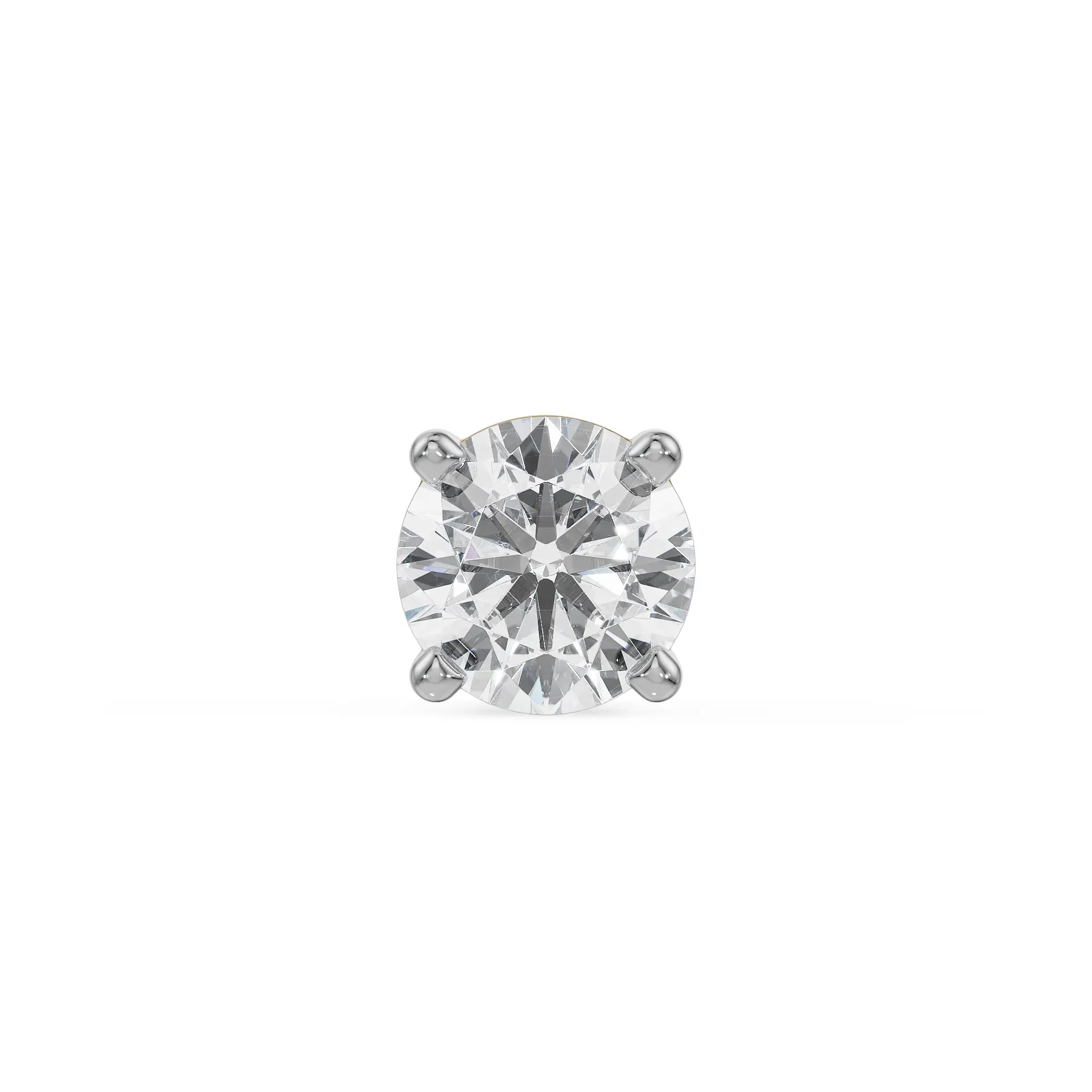 Victor Round Solitaire Studs For Men | Victor Round Solitaire Studs For Men · Eternz