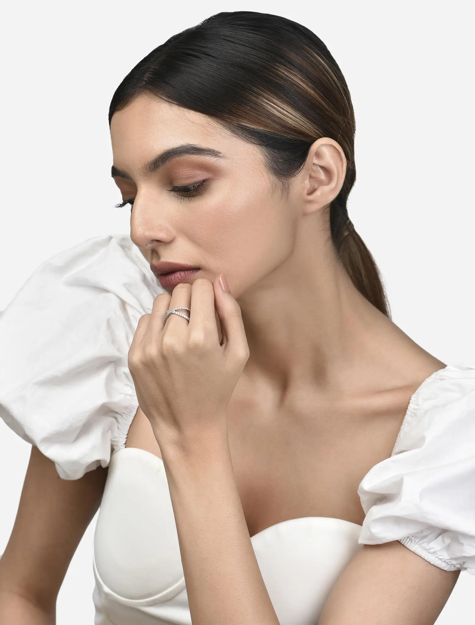 925 Silver Love Locked Ring | FIAN 925 Silver Love Locked Rings For ...