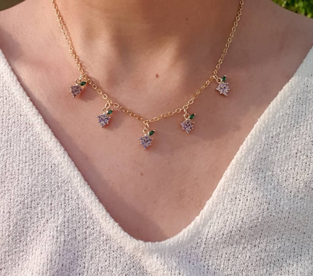 Grapes Charm Necklace | Grapes Charm Necklace · Eternz