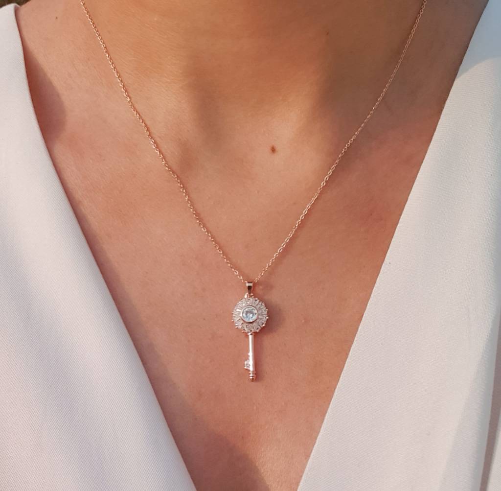 Crystal Key Necklace | Crystal Key Necklace · Eternz