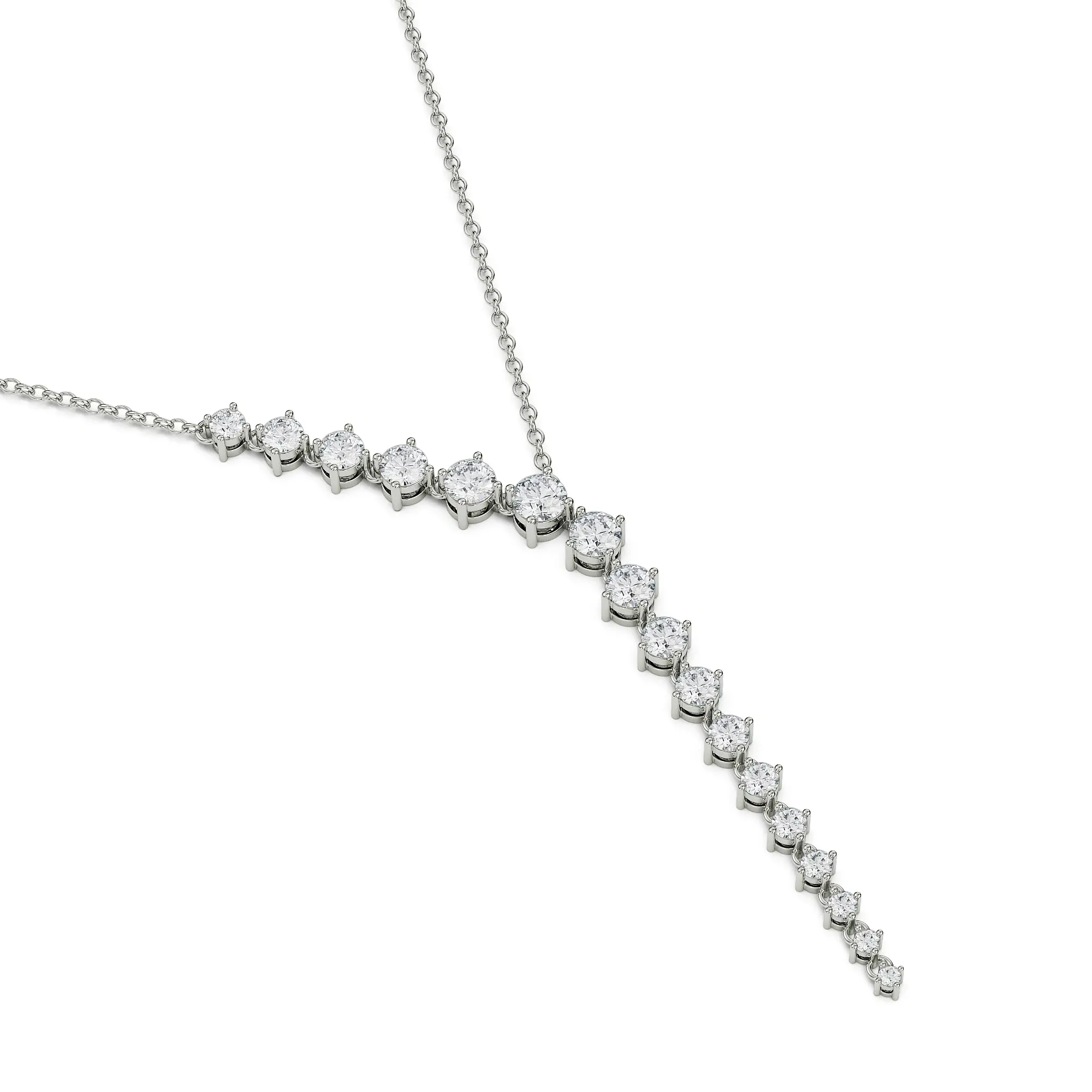 Sleek Diamond Chain Necklace | Sleek Diamond Chain Necklace · Eternz