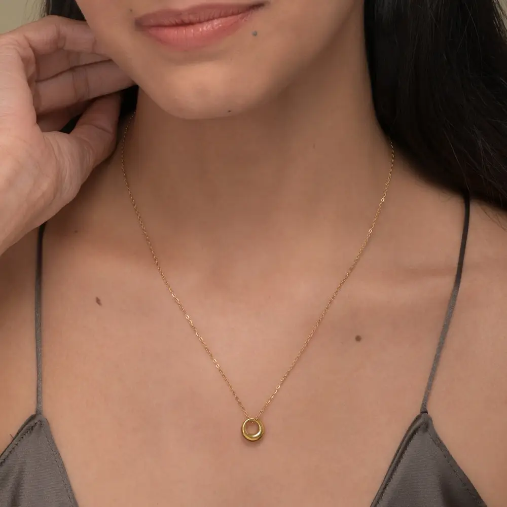 Womens Ring Pendant Necklace | Womens Ring Pendant Necklace · Eternz