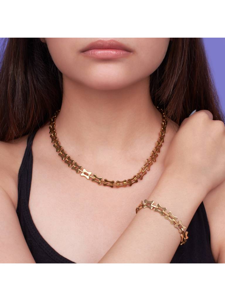 Elegant Dainty Link Jewelry Set For Women & Girls | Elegant Dainty Link Jewelry Set For Women ...