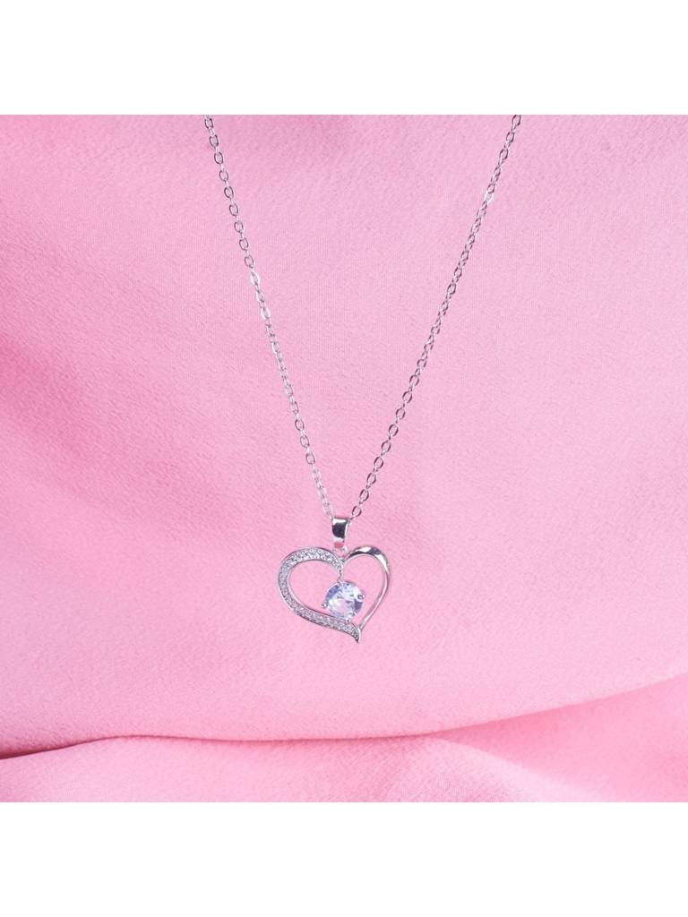 Sophisticated Stone Heart Neck Chain For Women & Girls | Sophisticated ...