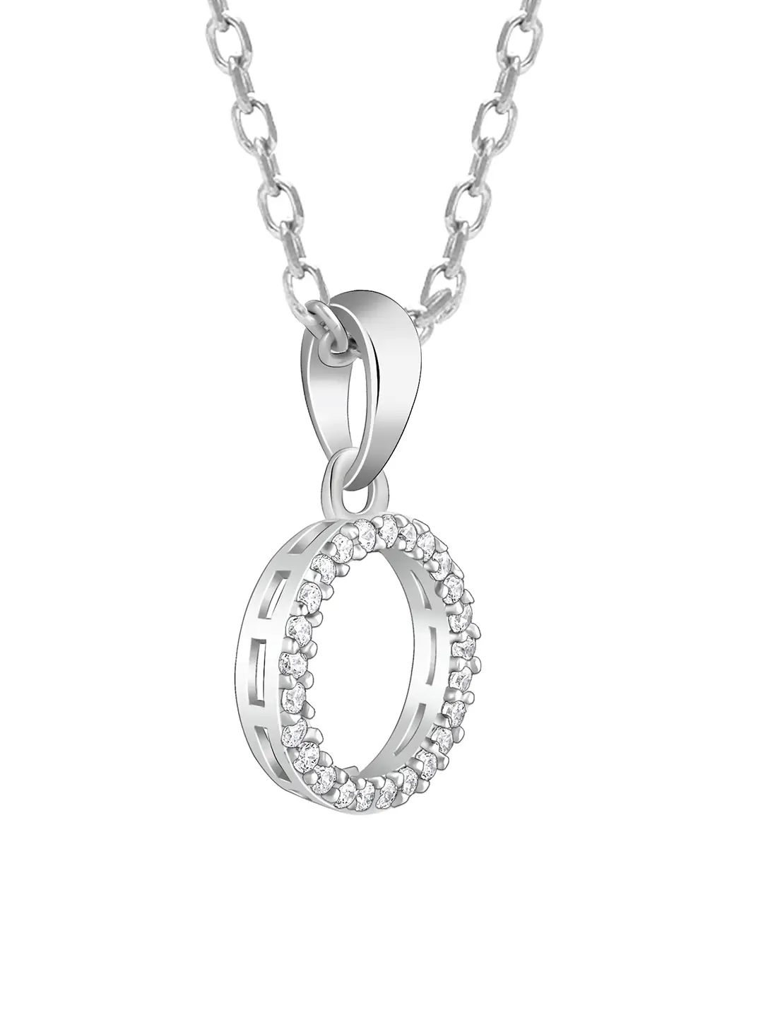 Giva 925 Sterling Silver Circle Of Joy Pendant With Link Chain | Giva ...