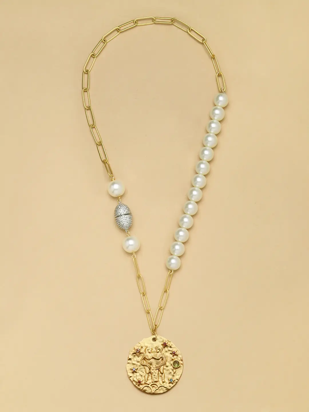 Pearl GEMINI Celestial Necklace | Pearl GEMINI Celestial Necklace · Eternz