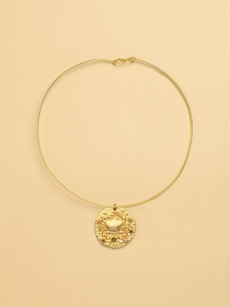Torque Style CANCER Celestial Necklace | Torque Style CANCER Celestial ...