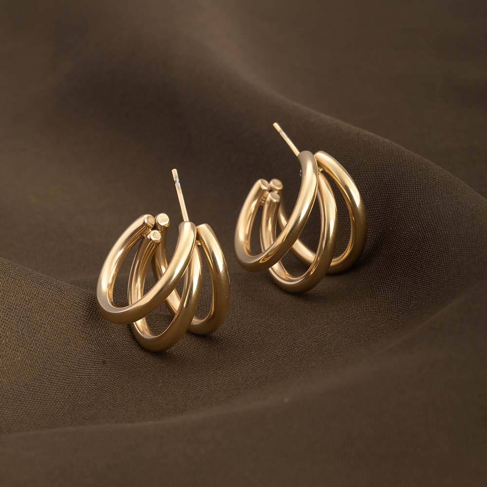 Triple Circle Hoop Earrings | Triple Circle Hoop Earrings · Eternz