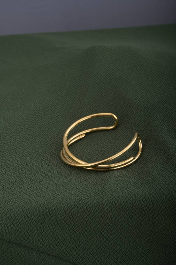 Golden Triad Cuff Bracelet | Golden Triad Cuff Bracelet · Eternz