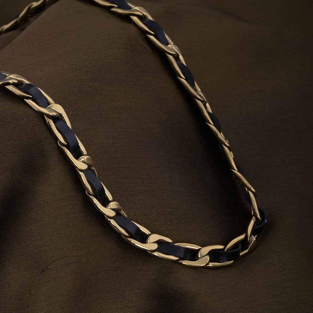 Black Inlay Link Chain | Black Inlay Link Chain · Eternz