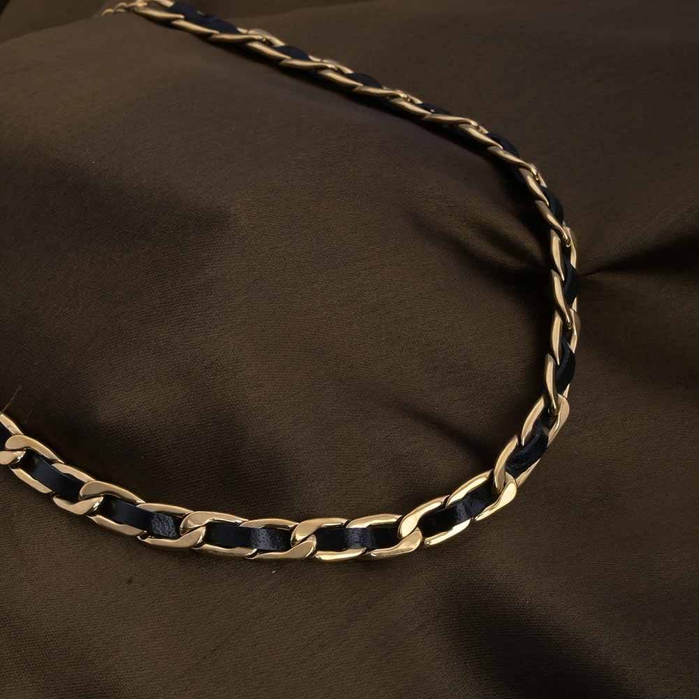 Black Inlay Link Chain | Black Inlay Link Chain · Eternz