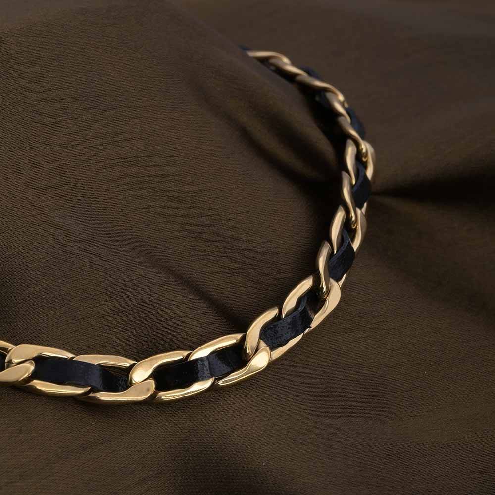 Black Inlay Link Chain | Black Inlay Link Chain · Eternz