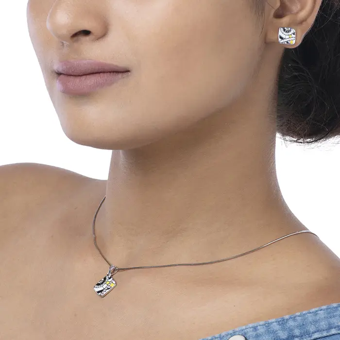 Vivid Fusion Cz Pendant Set | Vivid Fusion Cz Pendant Set · Eternz