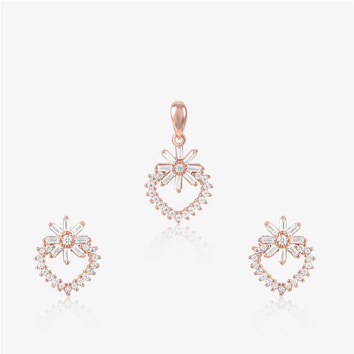 Blushing Bloom Pendant Set | Blushing Bloom Pendant Set · Eternz