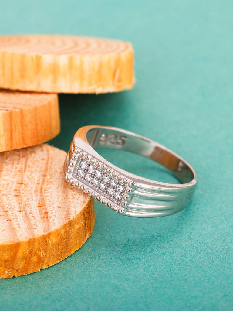 Giva 925 Sterling Silver Modern Simplicity Mens Ring | Giva 925 ...