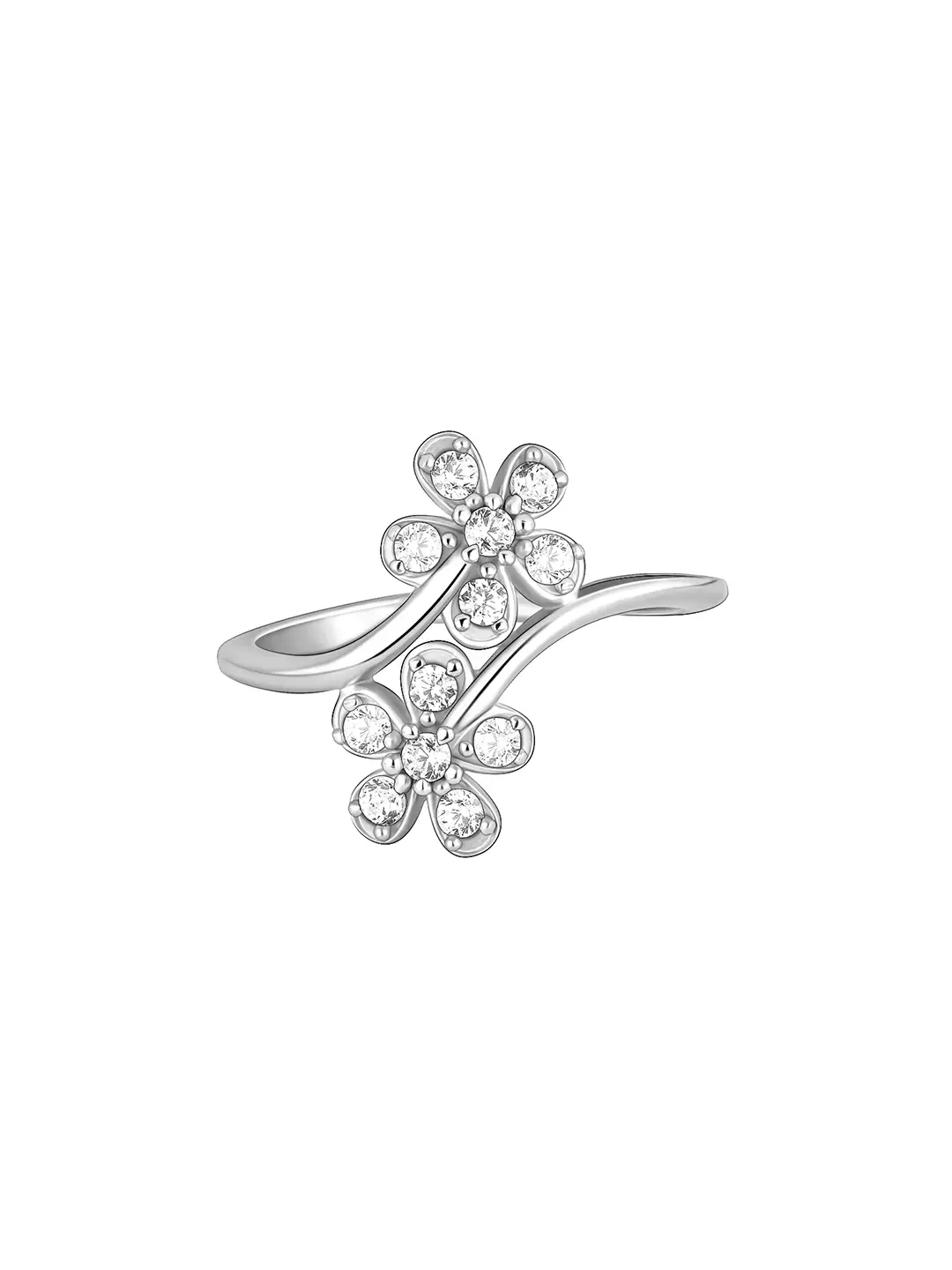 Giva 925 Sterling Silver Floral Brilliance Ring | Giva 925 Sterling ...