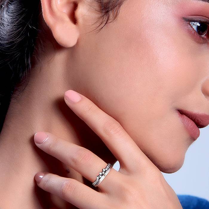 Silver Starry Tiara Ring | Silver Starry Tiara Ring · Eternz