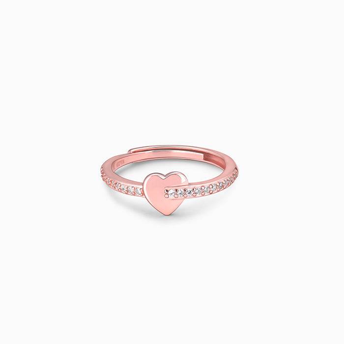 Rose Gold Happy Heart Ring | Rose Gold Happy Heart Ring · Eternz