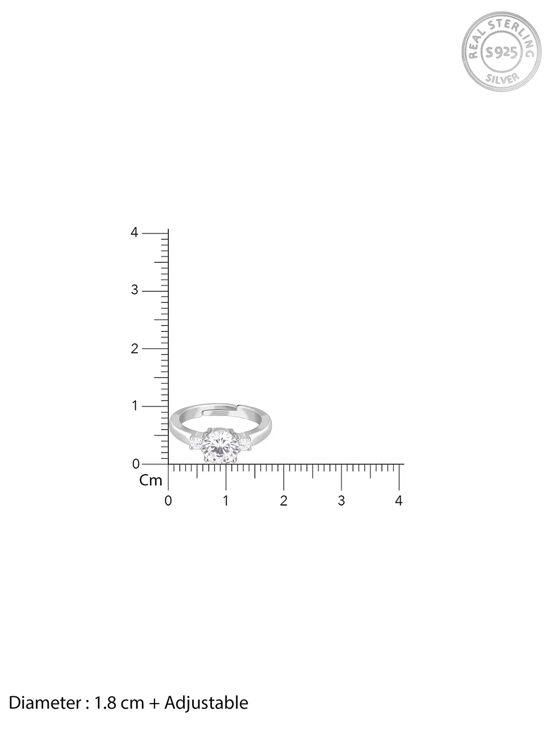 Giva 925 Sterling Silver Serenity Shine Ring | Giva 925 Sterling Silver Serenity Shine Ring · Eternz